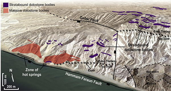Controls on the formation of stratabound dolostone bodies, Hammam ...